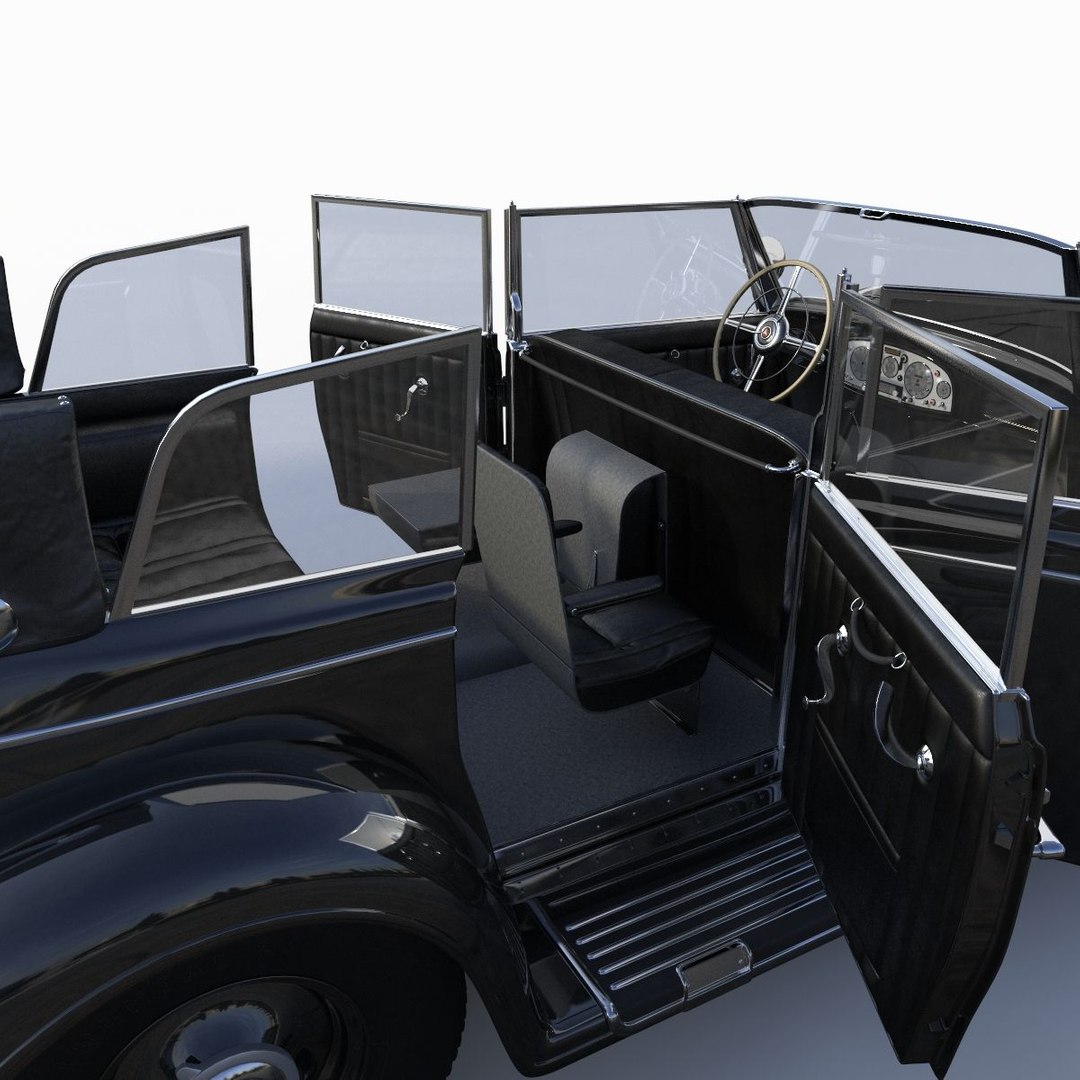 mercedes-benz 770k w150 3d obj