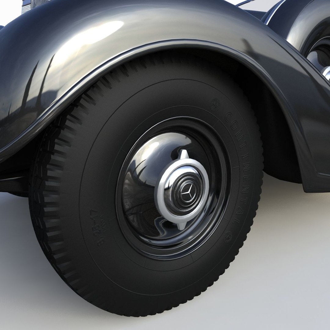 mercedes-benz 770k w150 3d obj