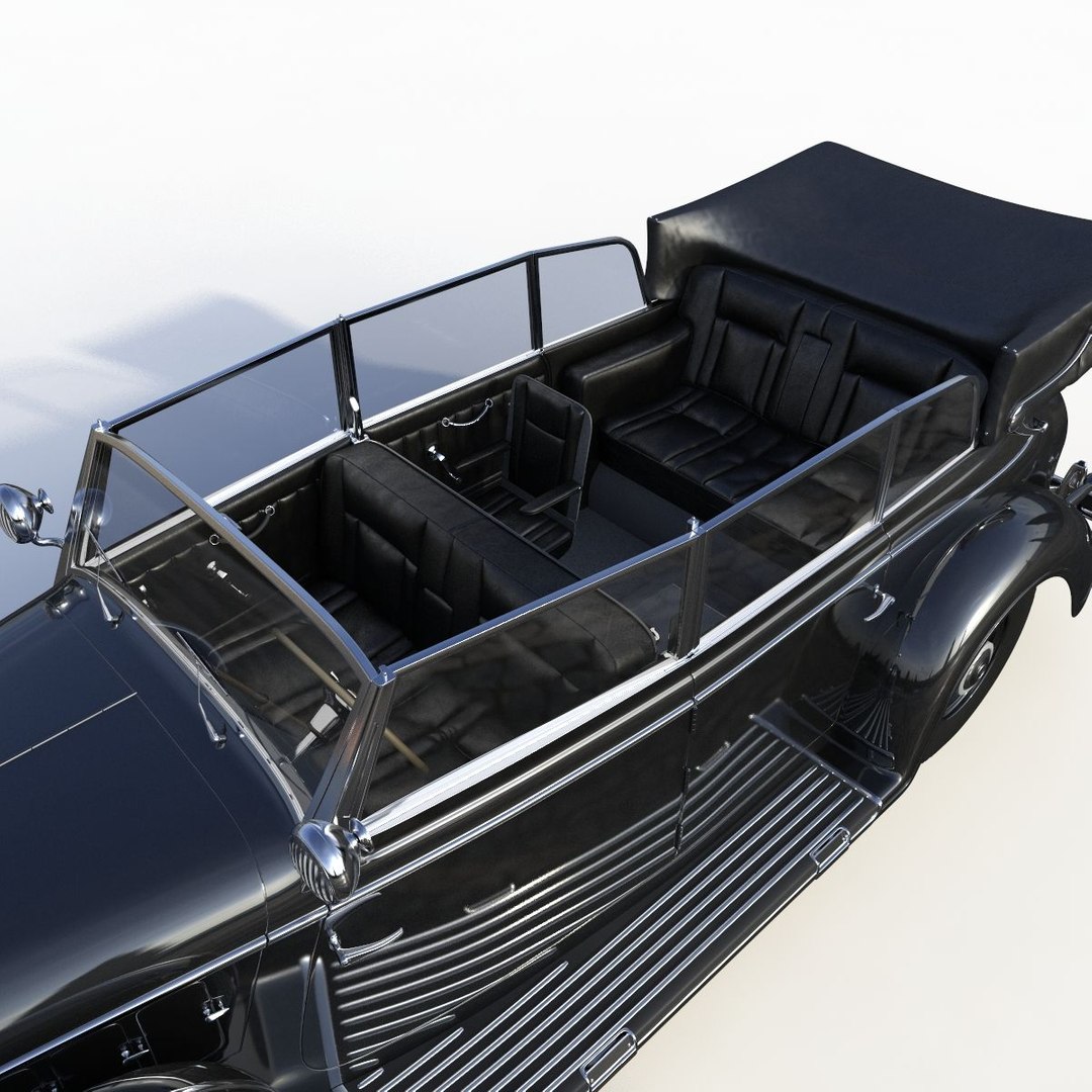 mercedes-benz 770k w150 3d obj