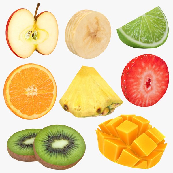 orange fruit 3d model