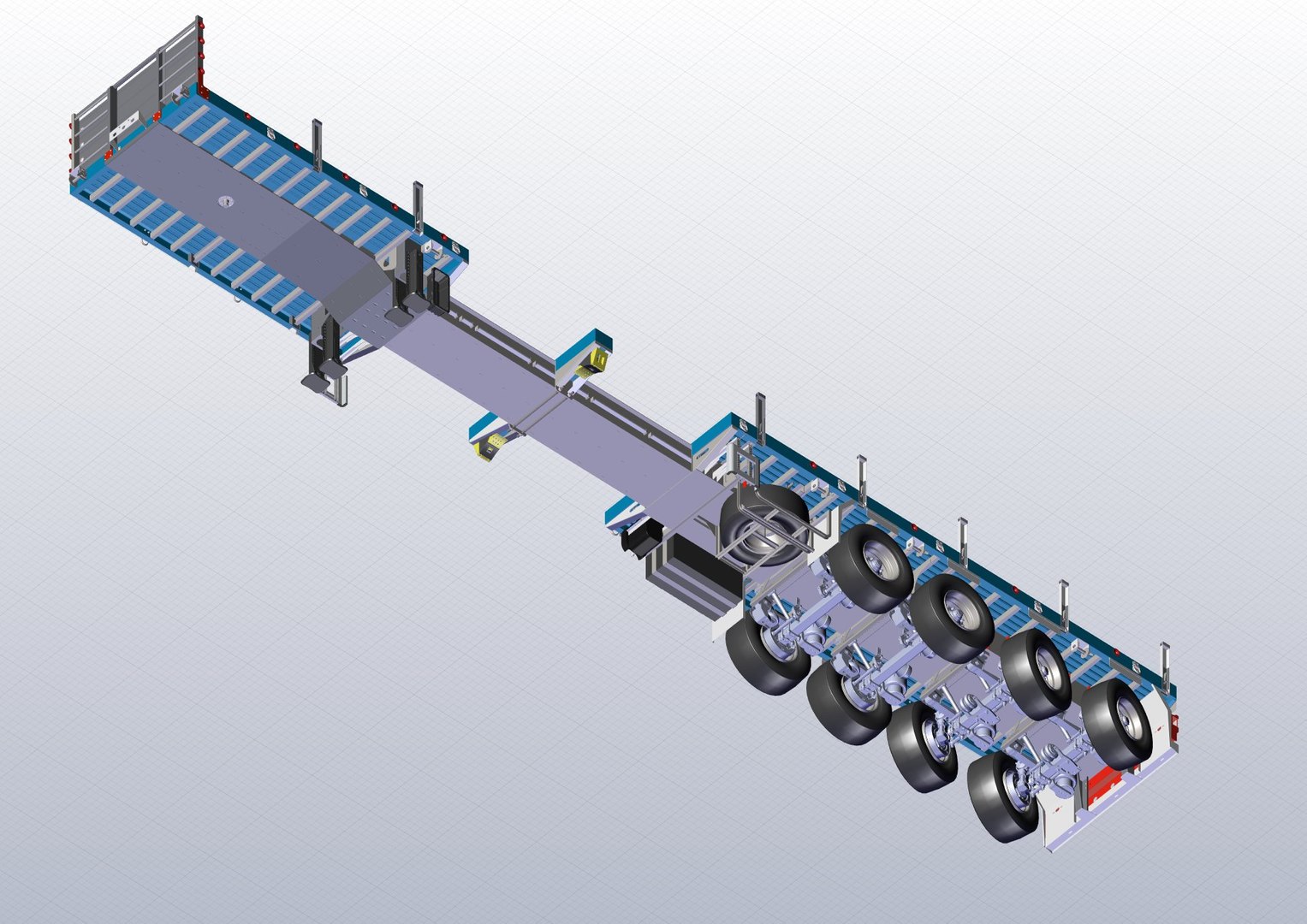 EXTENDED SEMI TRAILER Model - TurboSquid 2187271
