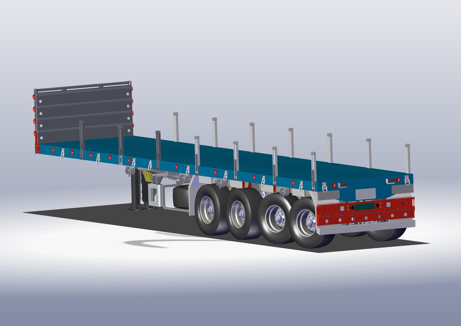 EXTENDED SEMI TRAILER Model - TurboSquid 2187271