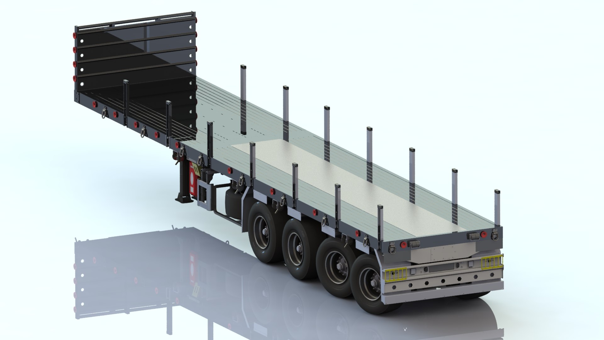 EXTENDED SEMI TRAILER Model - TurboSquid 2187271