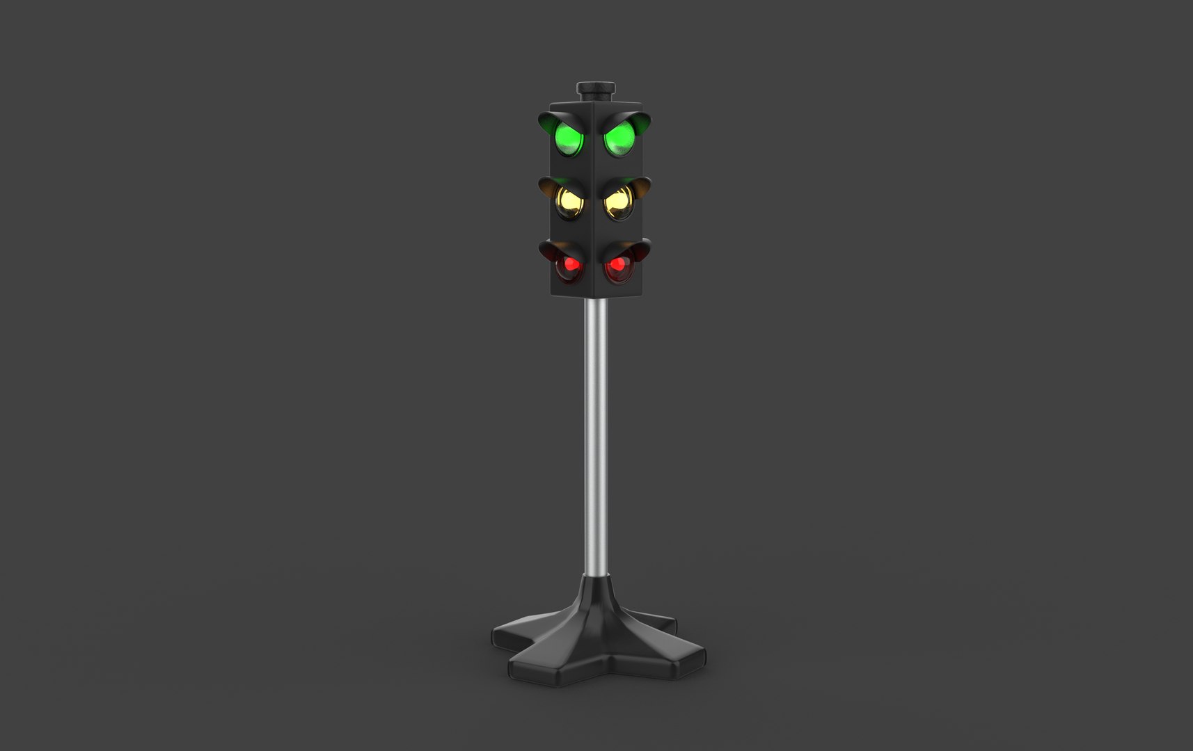 3D Traffic Lights 3D Model Model - TurboSquid 2362093