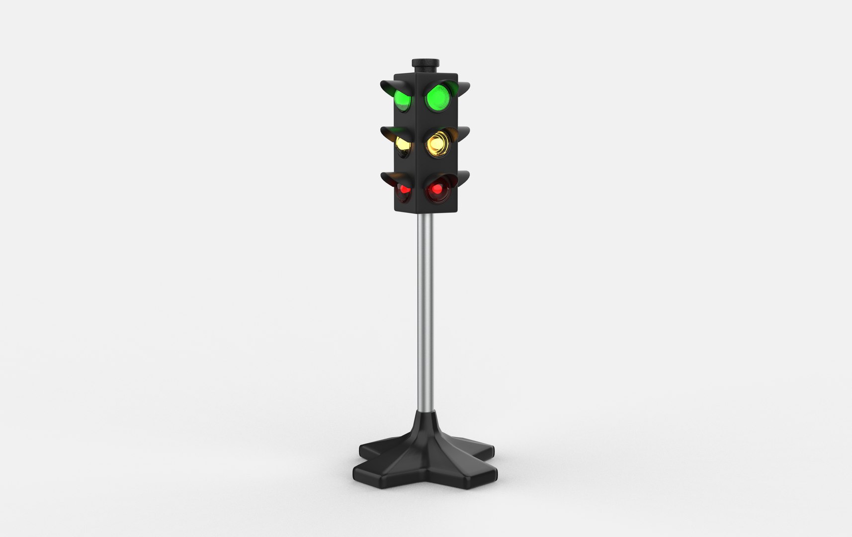 3D Traffic Lights 3D Model Model - TurboSquid 2362093