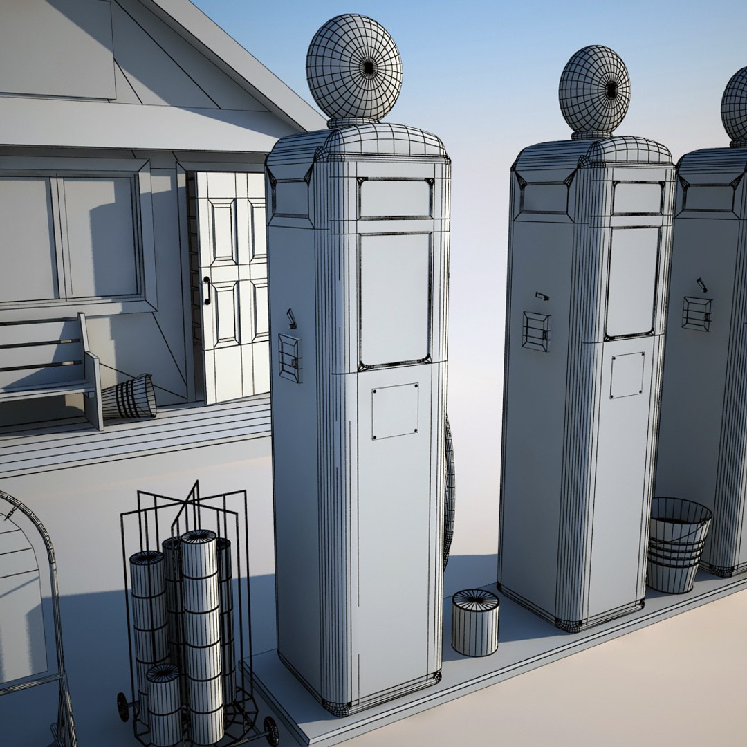 maya gas station old