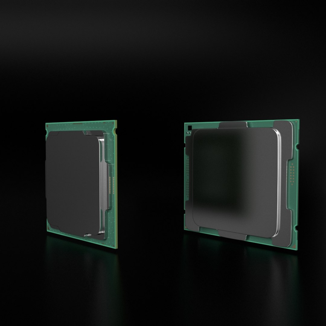 3D Model Intel Cpu - TurboSquid 1447211