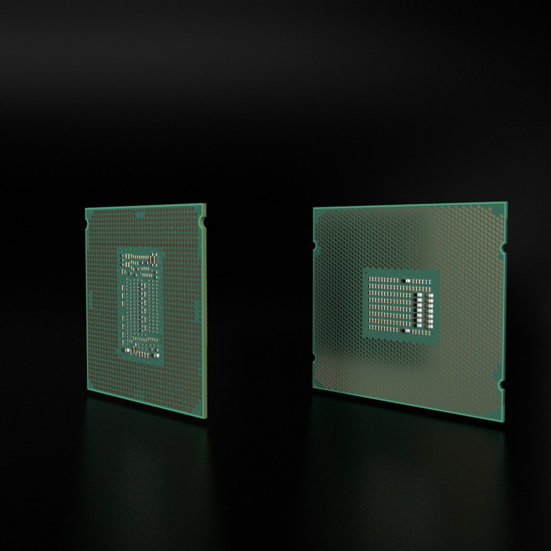3D Model Intel Cpu - TurboSquid 1447211