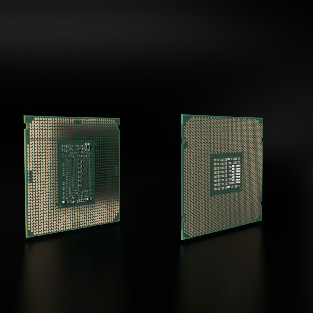3D Model Intel Cpu - TurboSquid 1447211