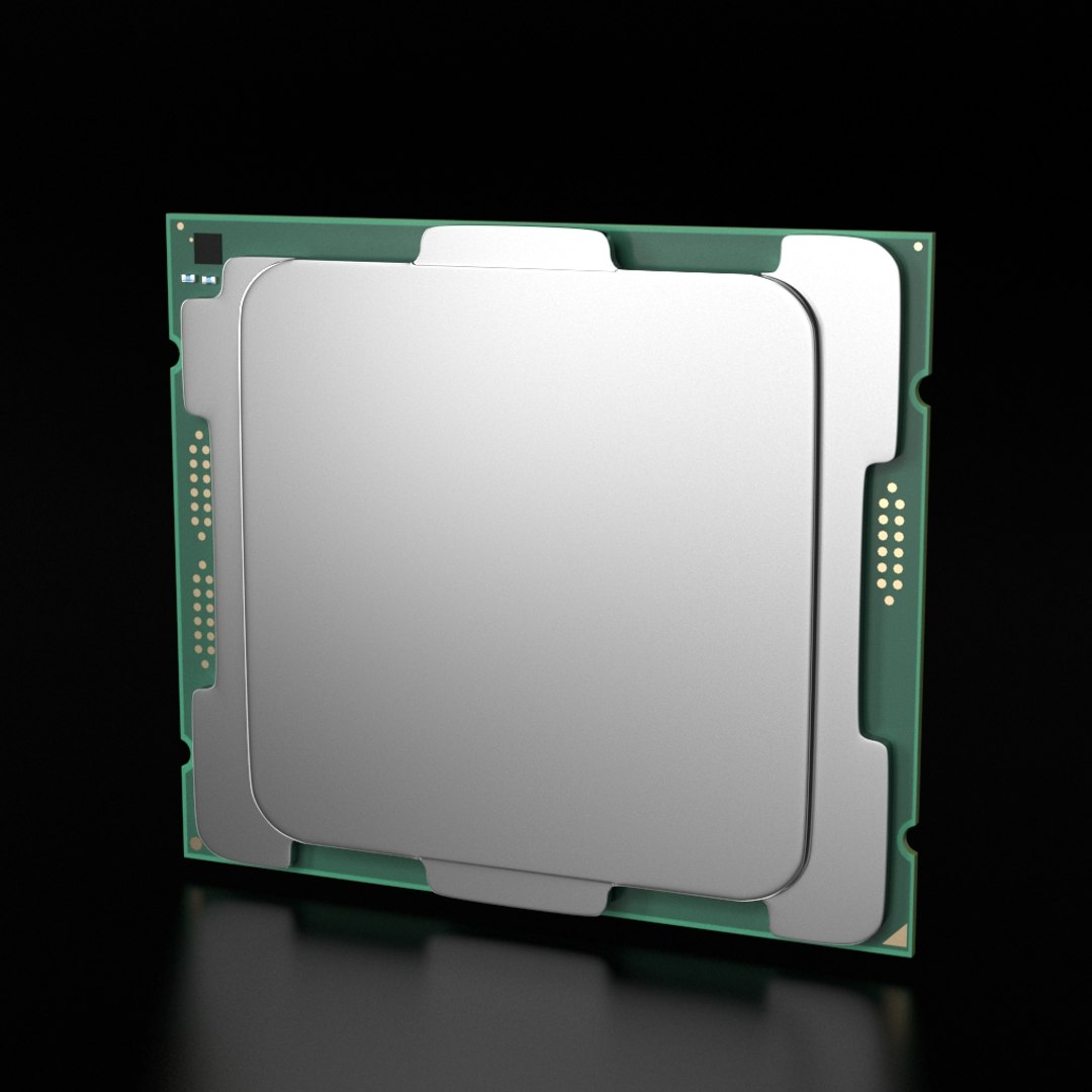 3D Model Intel Cpu - TurboSquid 1447211