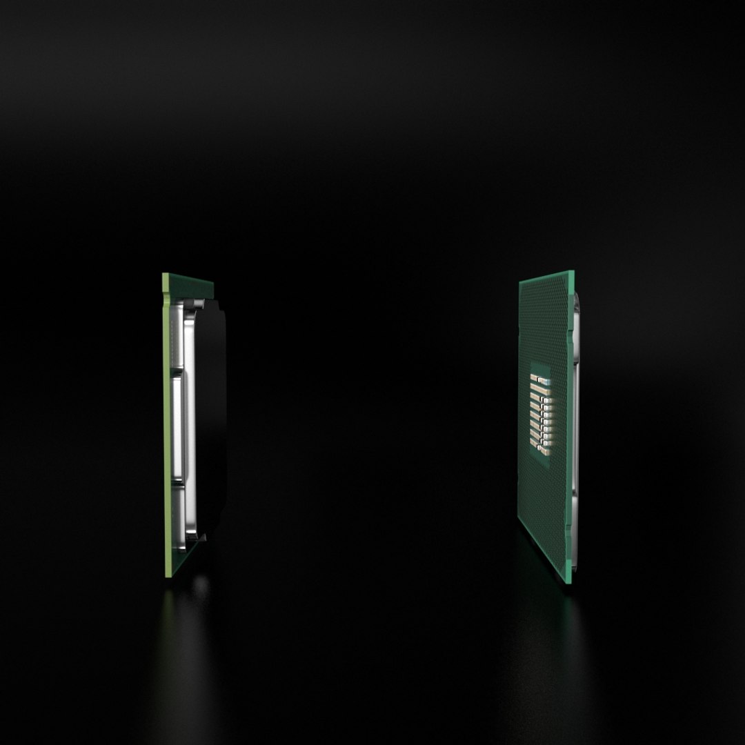 3D Model Intel Cpu - TurboSquid 1447211