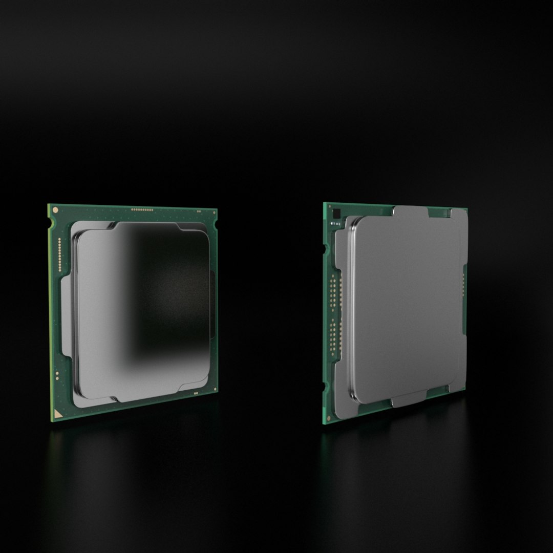 3D Model Intel Cpu - TurboSquid 1447211