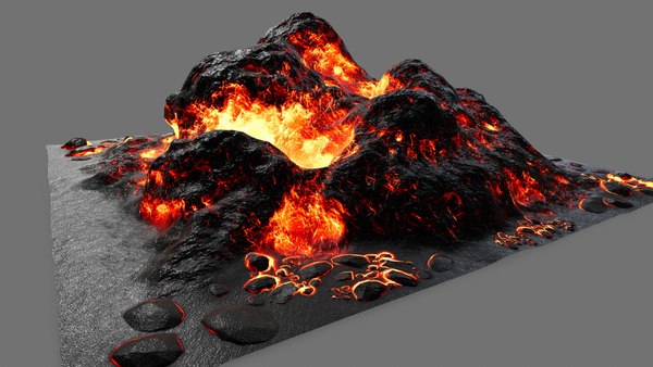 3D model lava rock - TurboSquid 1542035