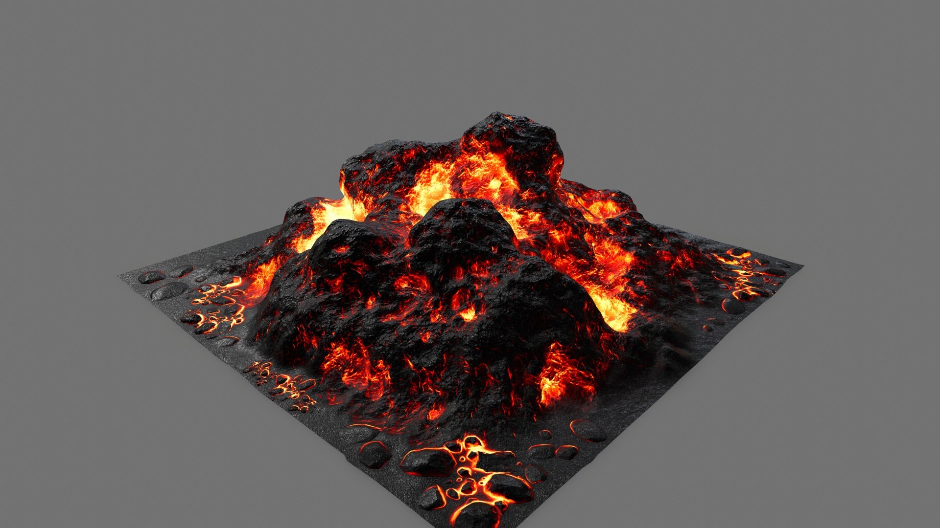 3D Model Lava Rock - TurboSquid 1542035
