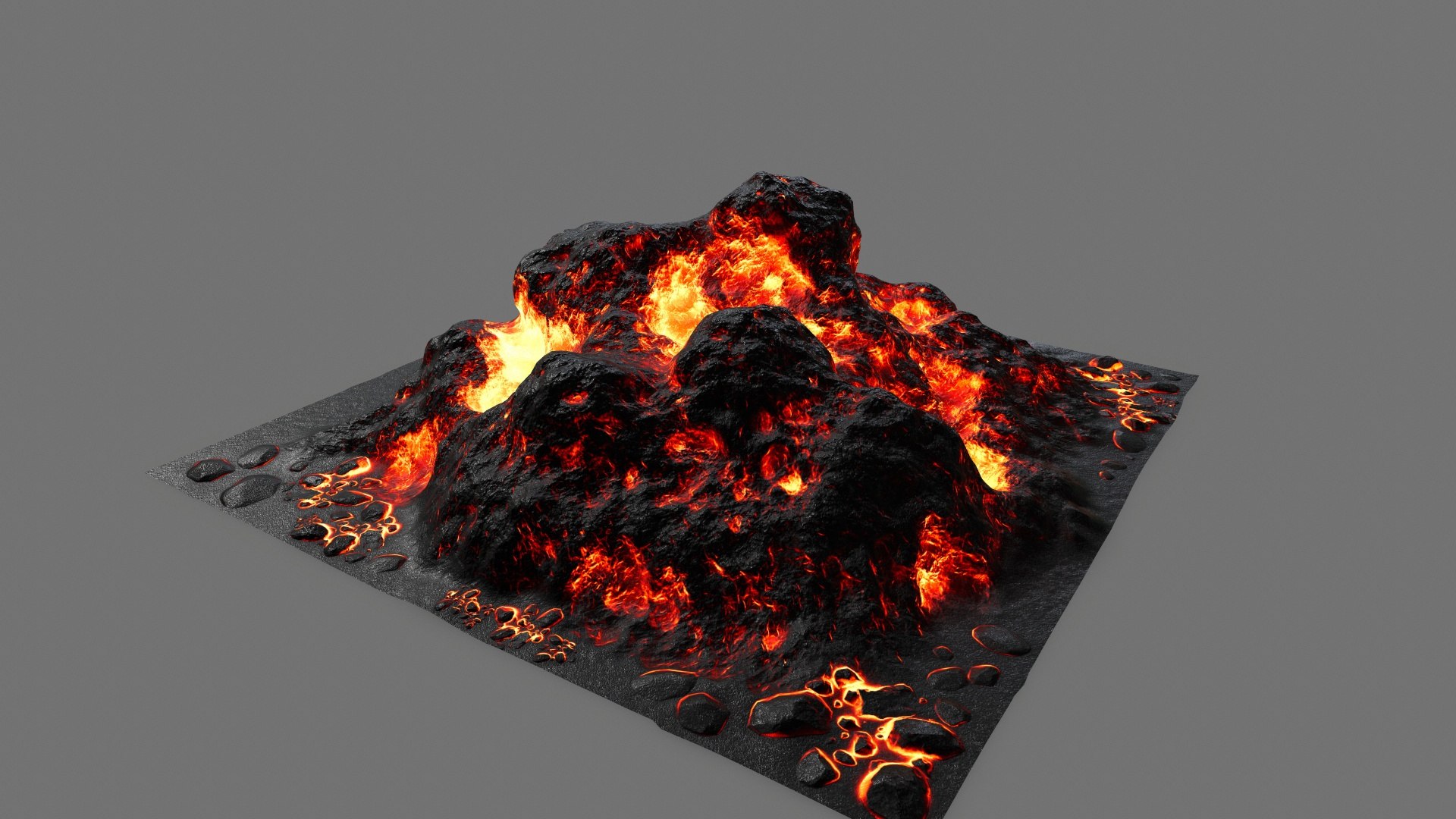3D Model Lava Rock - TurboSquid 1542035