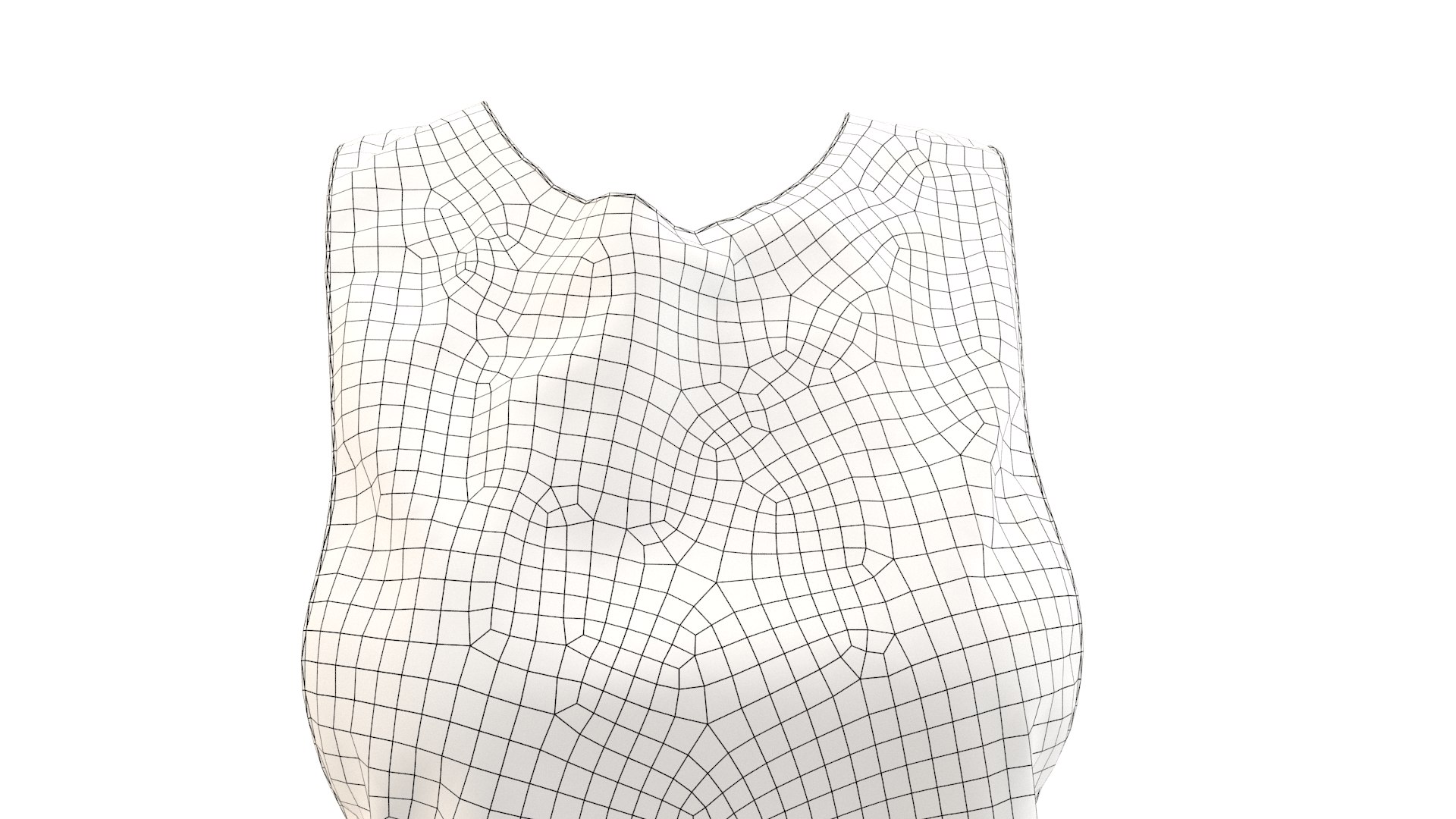 Apron cross-back 3D model - TurboSquid 1500600