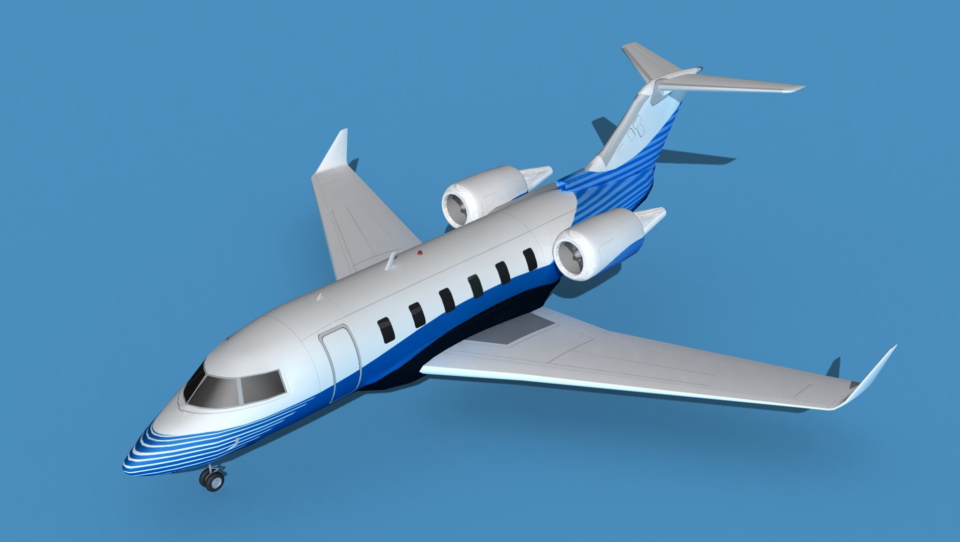 3D Bombardier CL604 Challenger V10 - TurboSquid 1913576