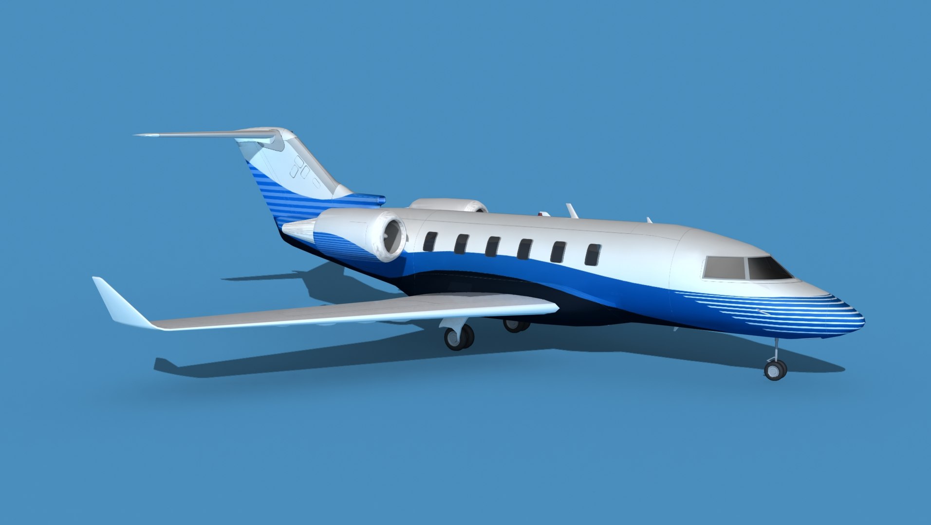 3D Bombardier CL604 Challenger V10 - TurboSquid 1913576