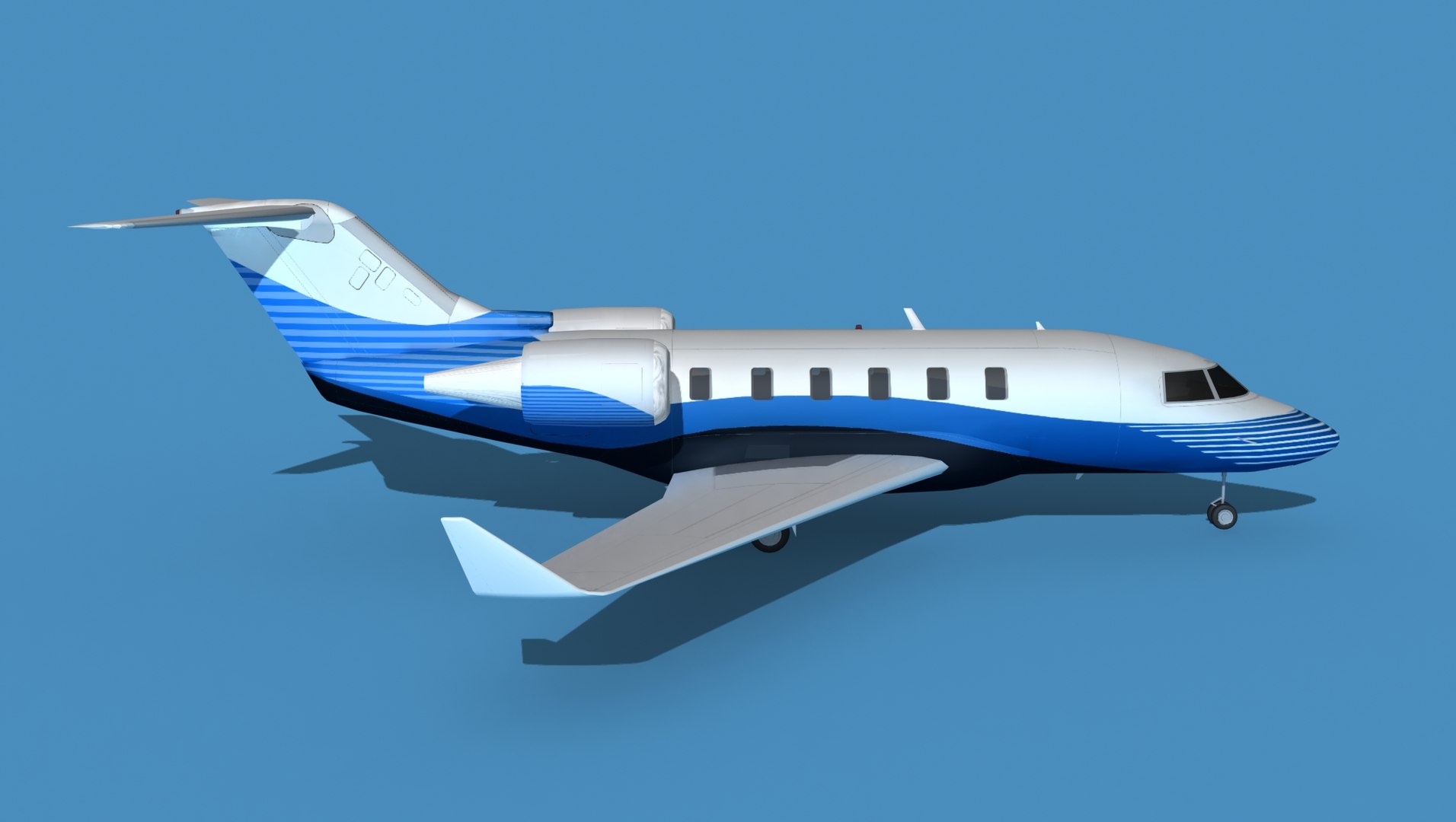 3D Bombardier CL604 Challenger V10 - TurboSquid 1913576
