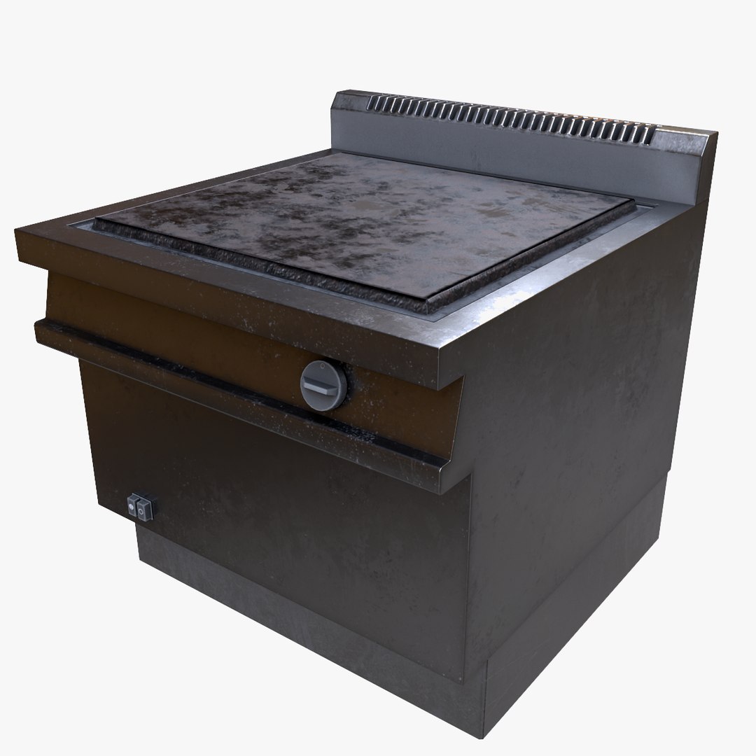 KitchenModuleGriddle 3D - TurboSquid 2006630