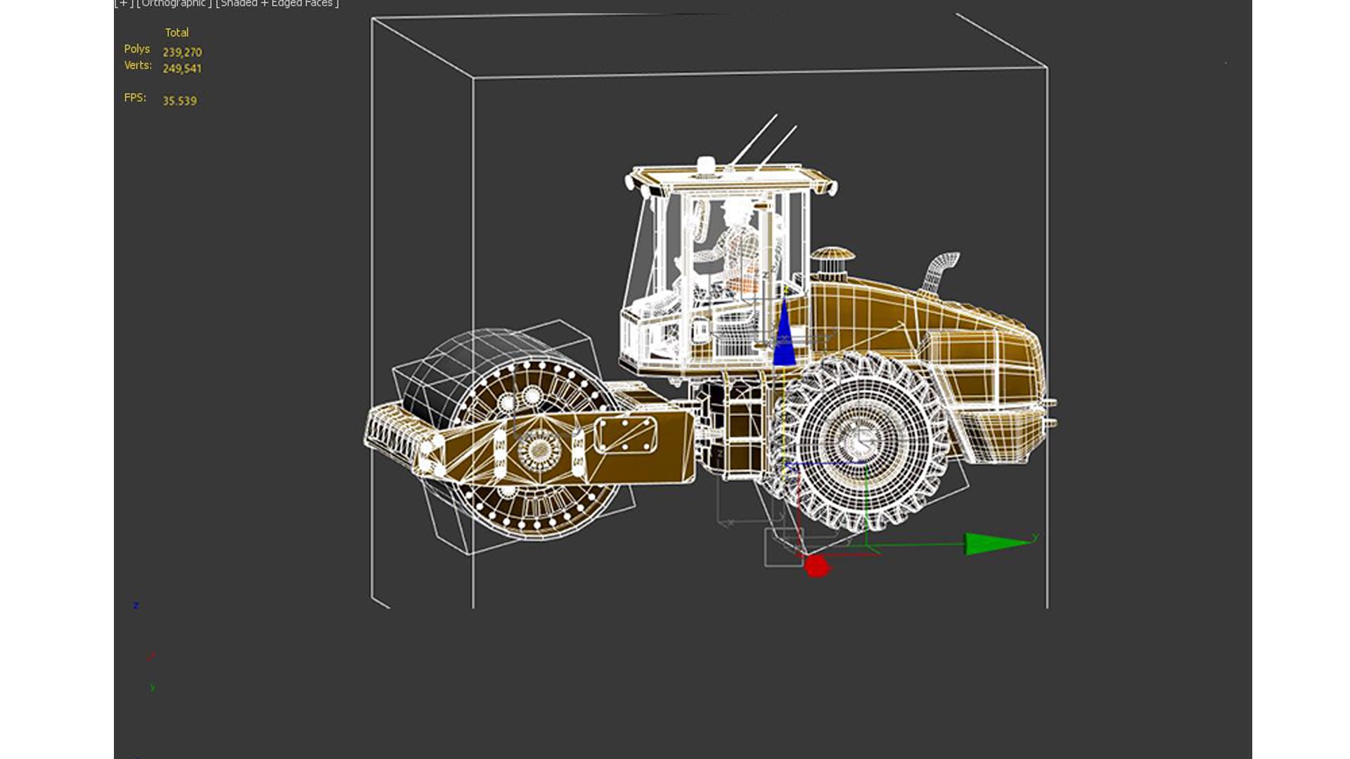 Road Roller - TurboSquid 2294813