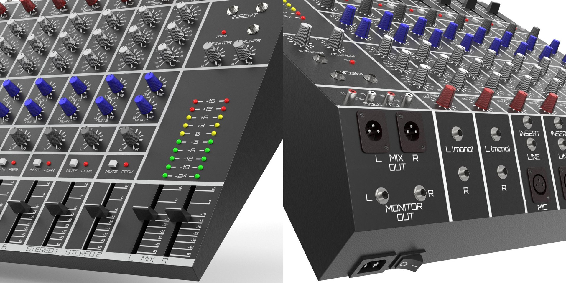 Audio Mixer 2 3D Model - TurboSquid 1876865