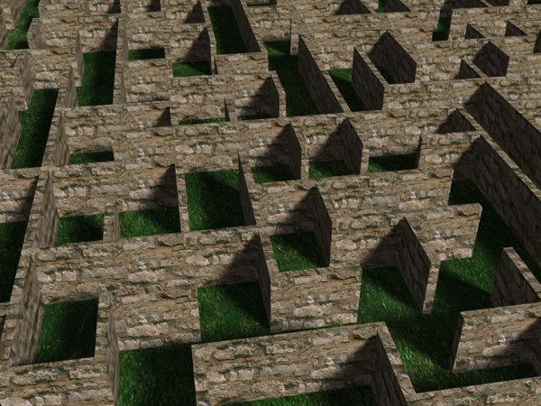 maze 3d c4d