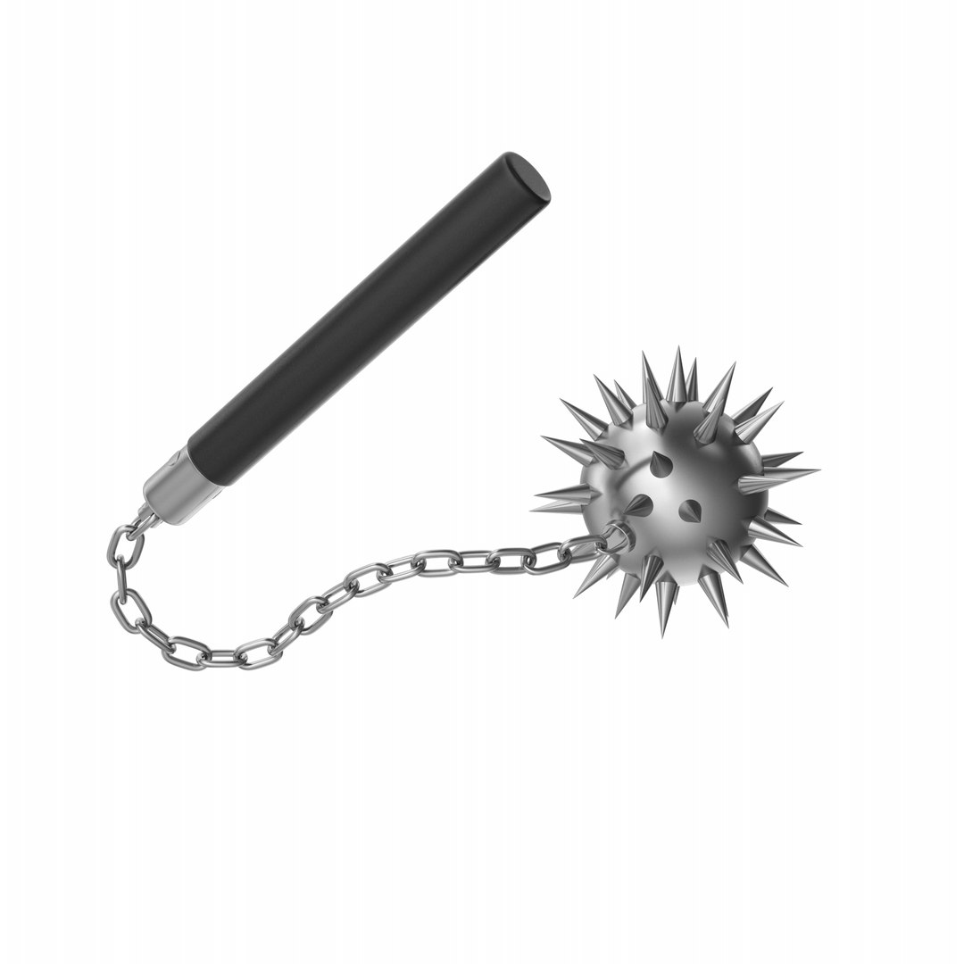 3D Mace With Chain - TurboSquid 2349046