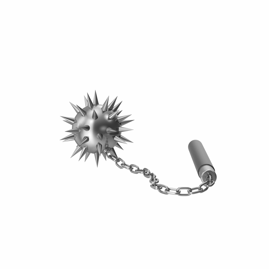 3D Mace With Chain - TurboSquid 2349046