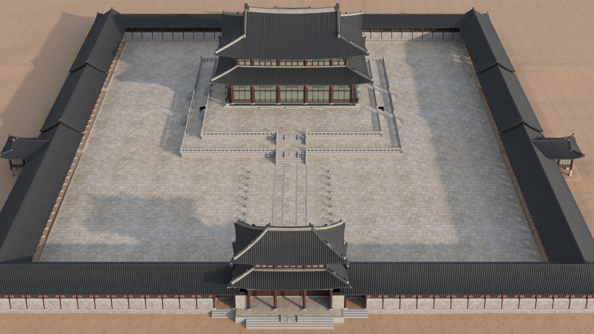 Gyeongbokgung 3D Model - TurboSquid 2333161