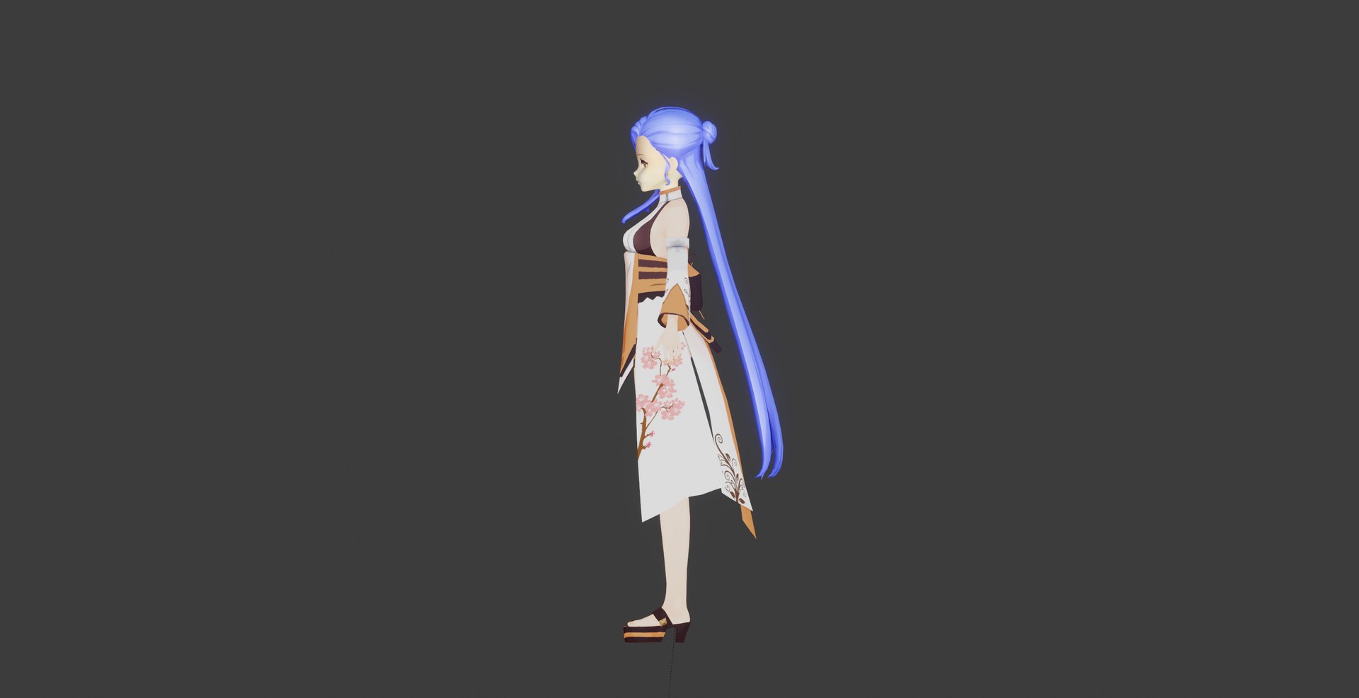 Kurosaki - LowPoly Game Ready Character 3D model - TurboSquid 1802563