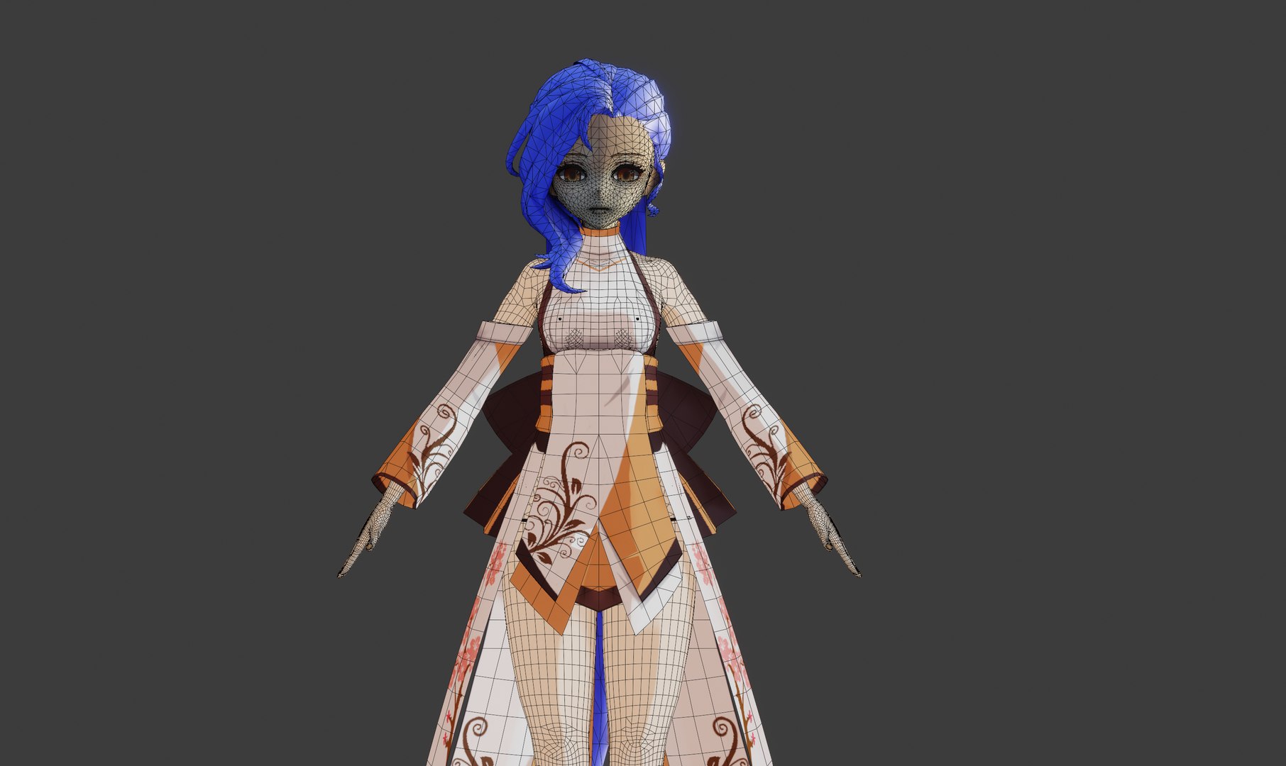 Kurosaki - LowPoly Game Ready Character 3D model - TurboSquid 1802563