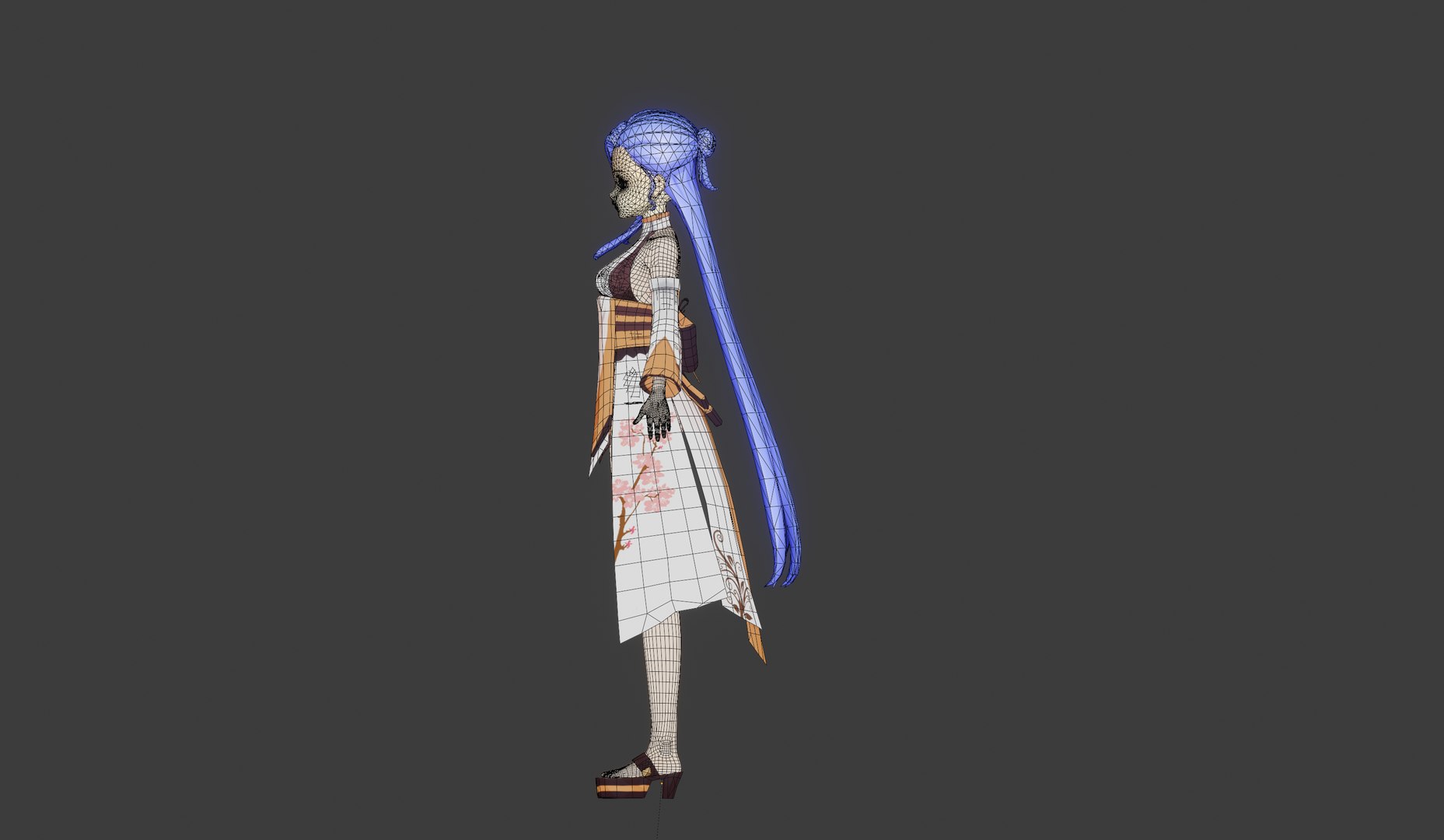 Kurosaki - LowPoly Game Ready Character 3D model - TurboSquid 1802563