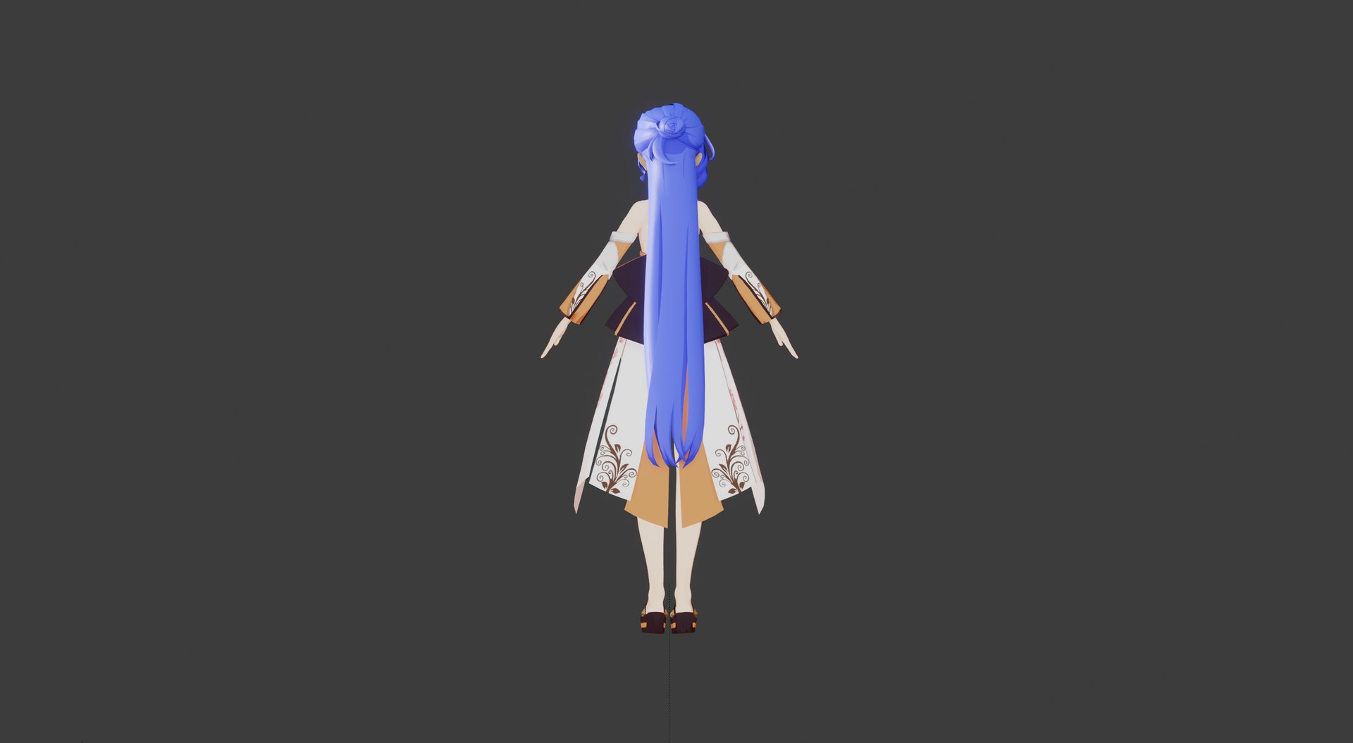 Kurosaki - LowPoly Game Ready Character 3D model - TurboSquid 1802563