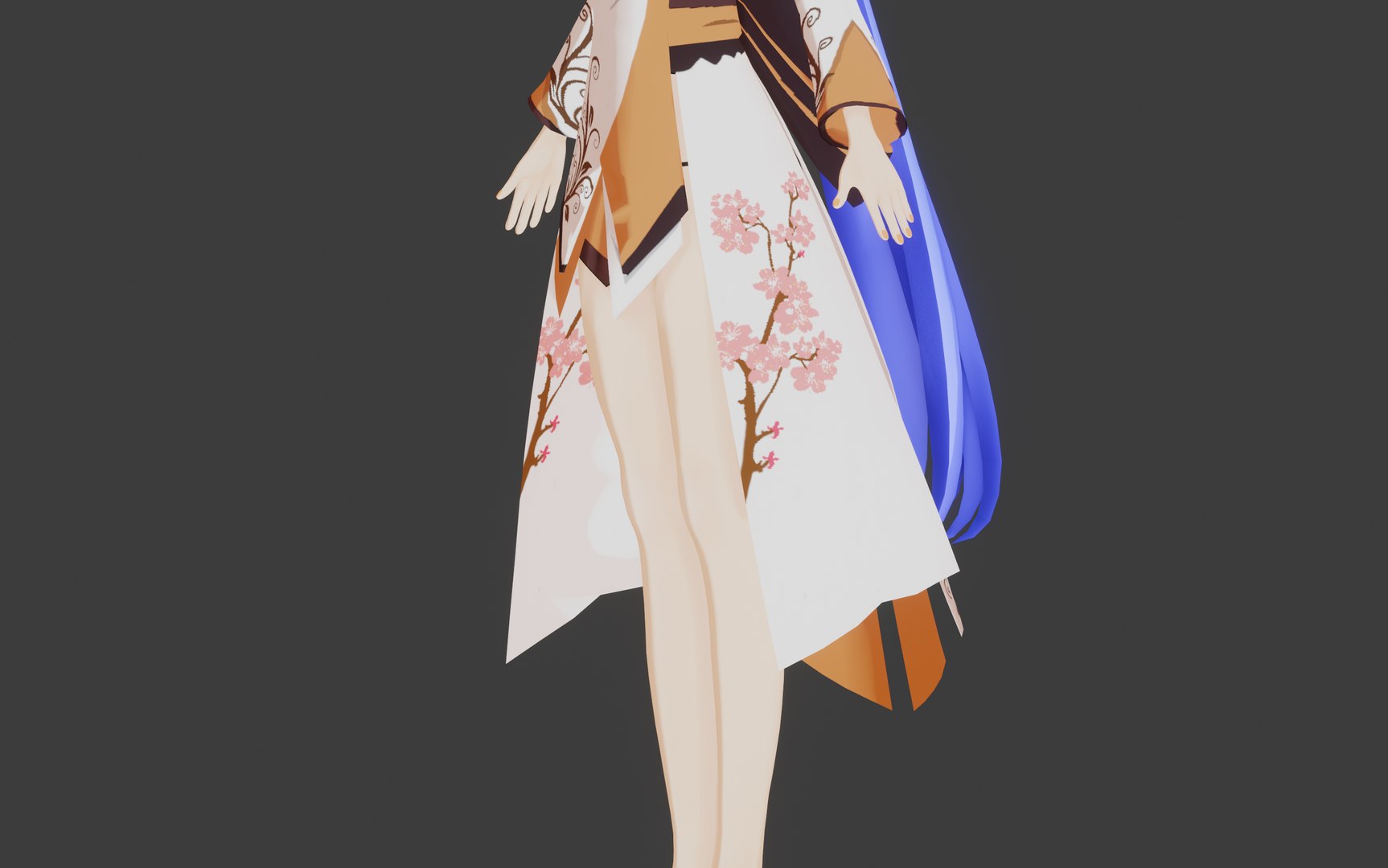 Kurosaki - LowPoly Game Ready Character 3D model - TurboSquid 1802563