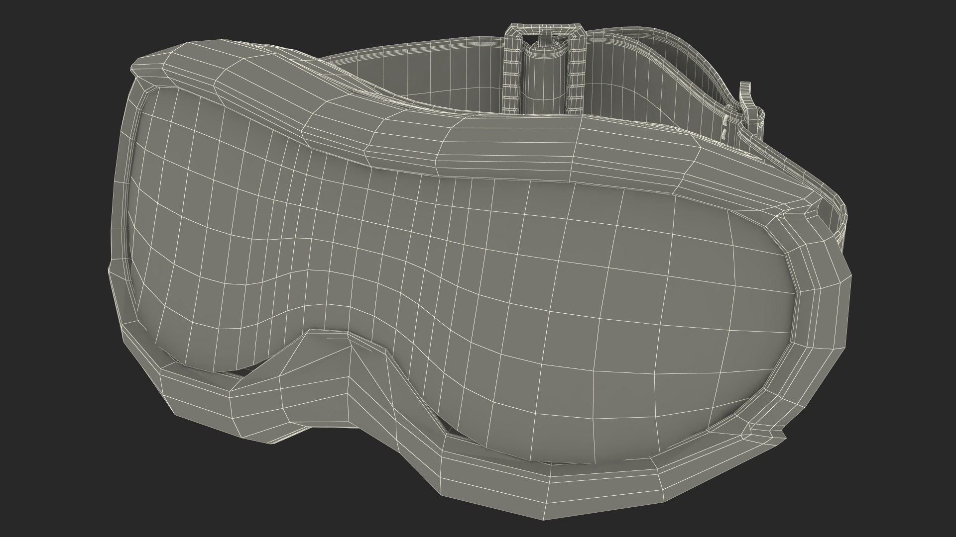 3D Black Ski Goggles - TurboSquid 2151654