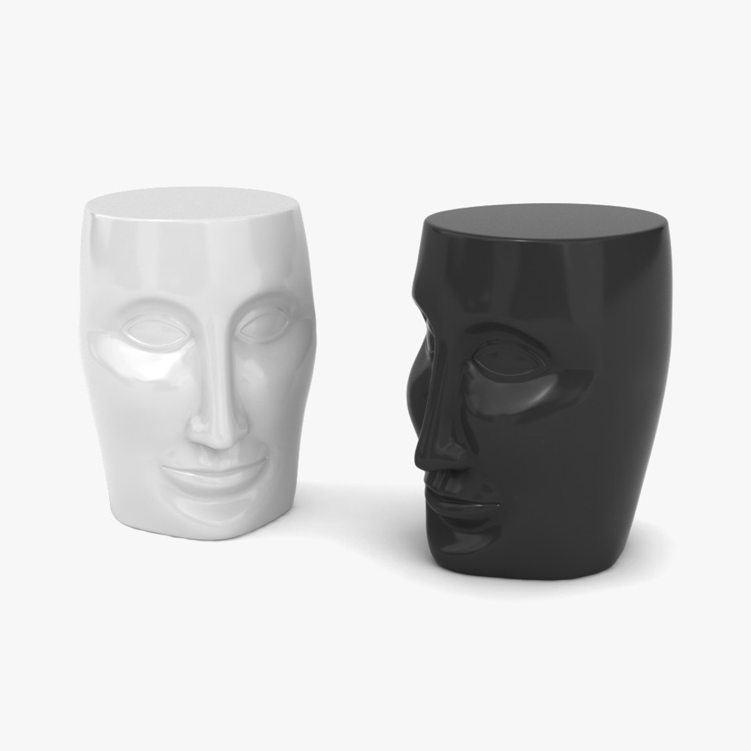 Philippe Starck Bonze Porcelain Stool 3D model - TurboSquid 2048227