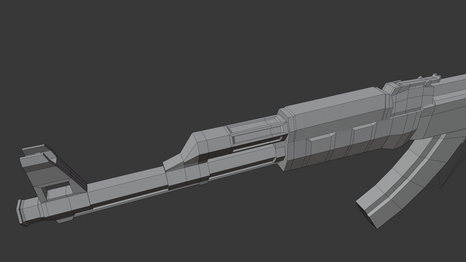 3D Ak-47 Lowpoly Model - TurboSquid 2283999