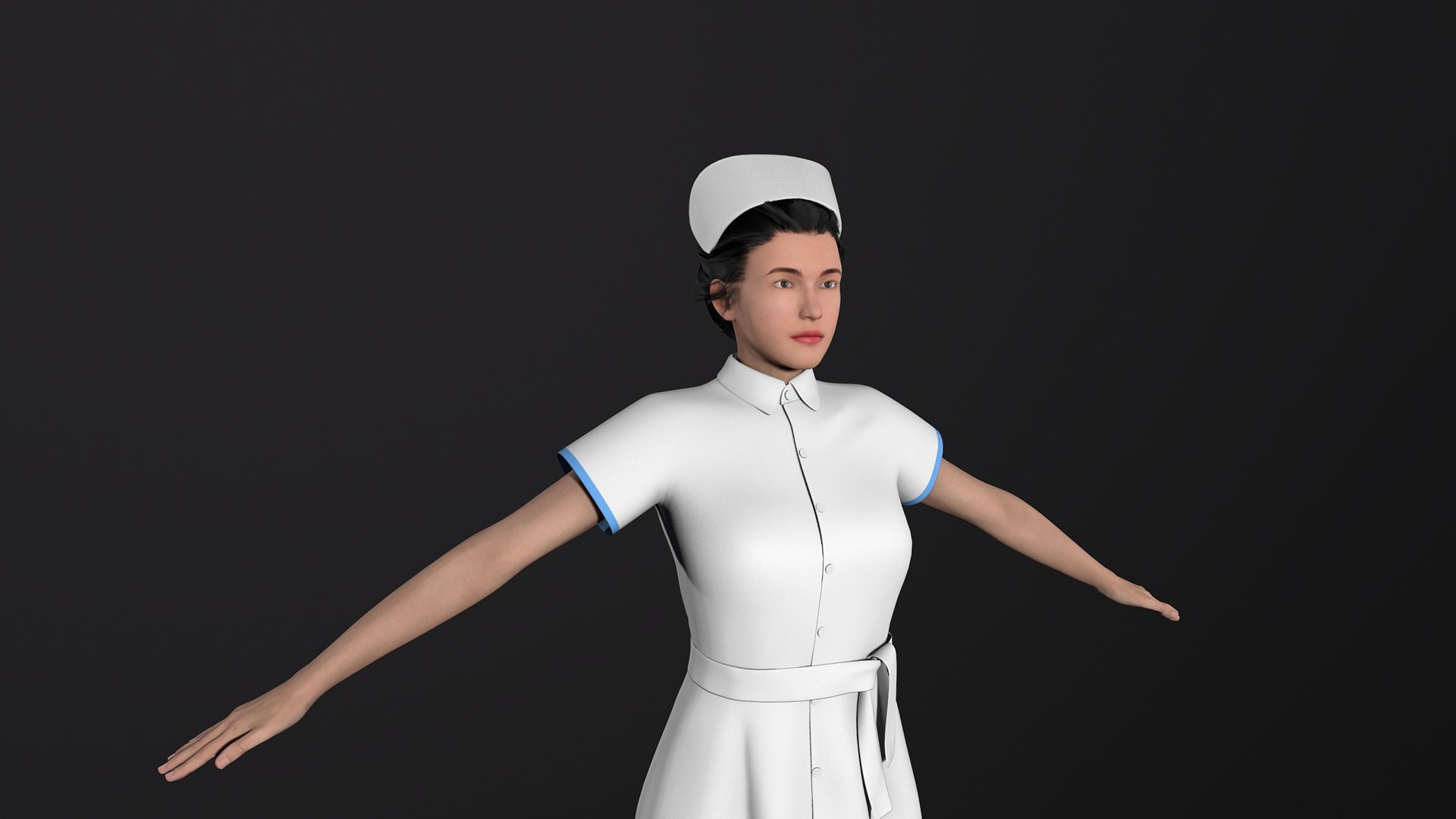 3D Nurse Character Model - TurboSquid 2195140