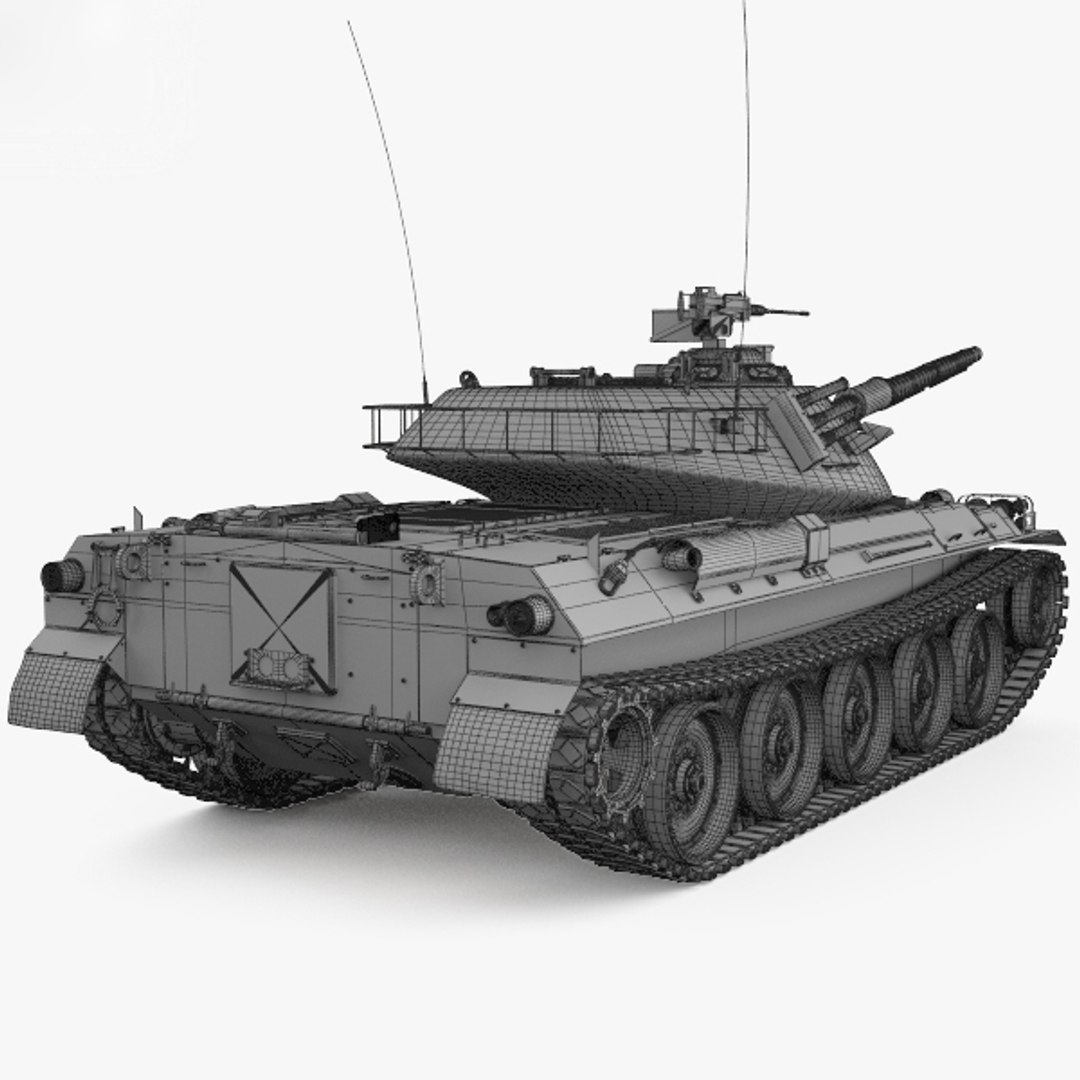 Type 74 3D Model - TurboSquid 1401579