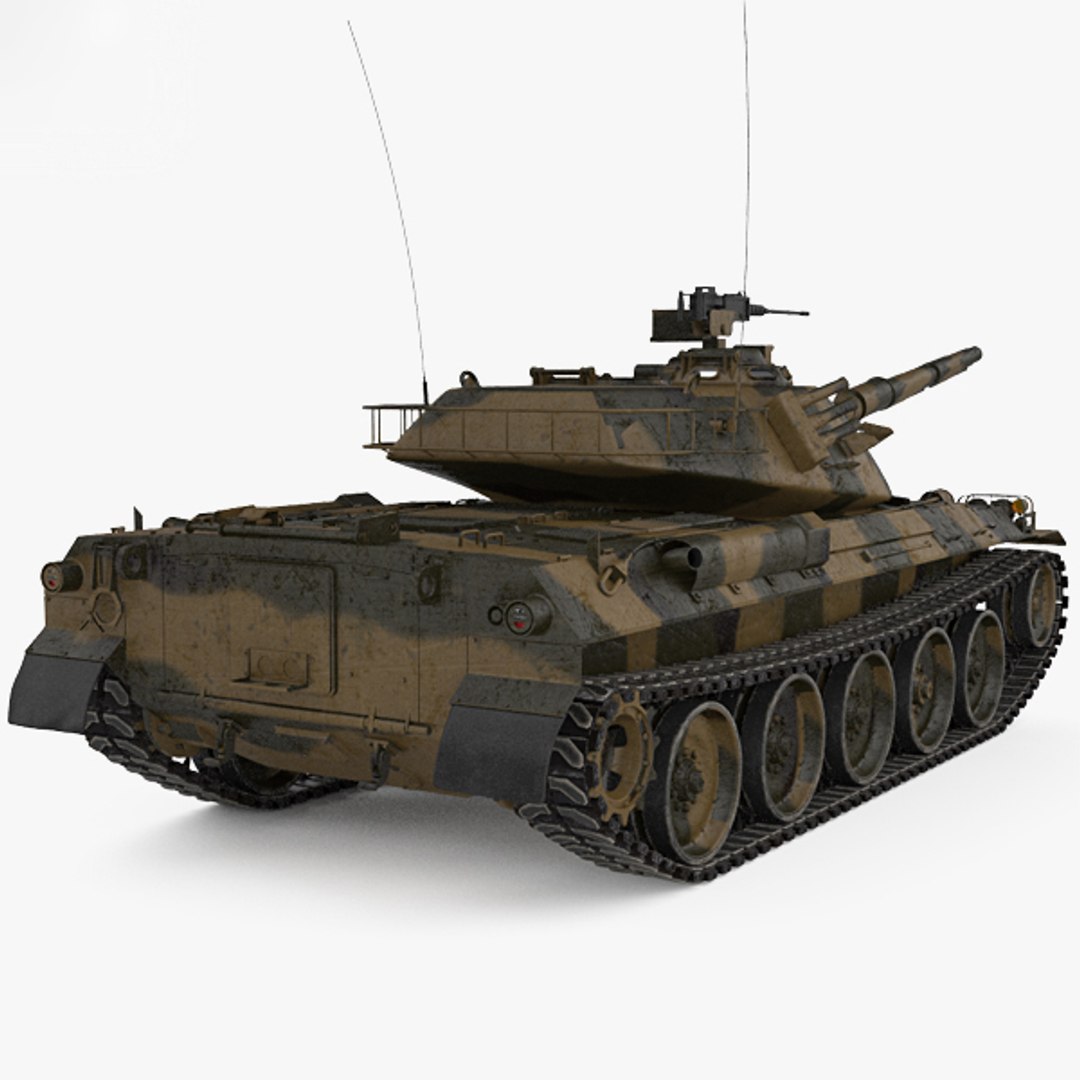 Type 74 3D Model - TurboSquid 1401579