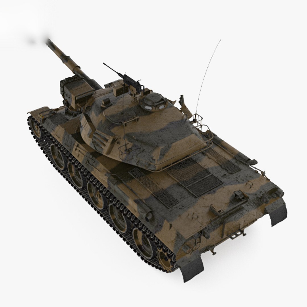 Type 74 3D Model - TurboSquid 1401579