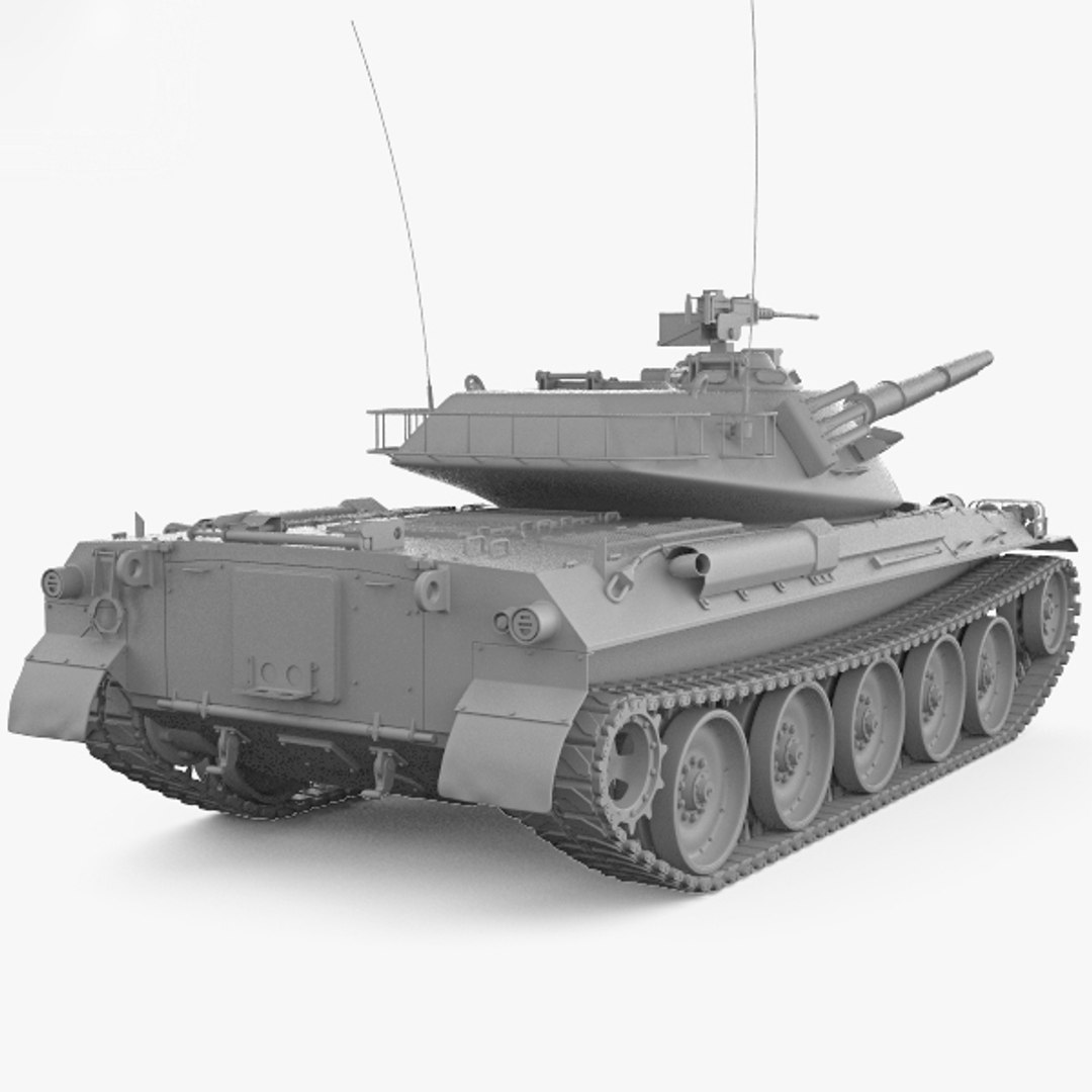 Type 74 3D Model - TurboSquid 1401579