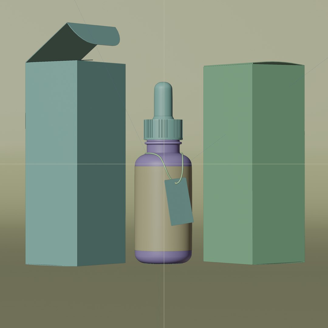 BOTANIQ Tinture Drops Hybrid 3D Model - TurboSquid 2286051
