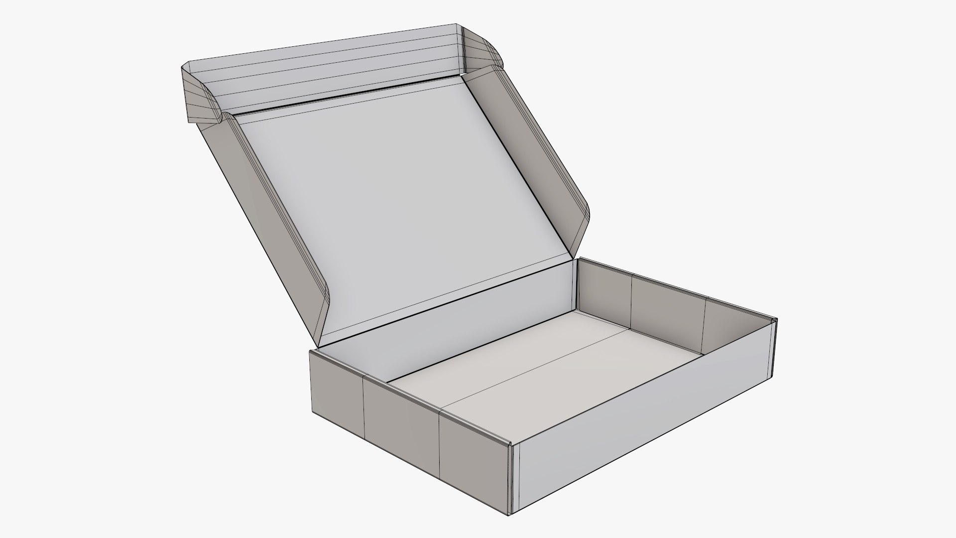 Packaging Corrugated Cardboard 3D Model - TurboSquid 1585460