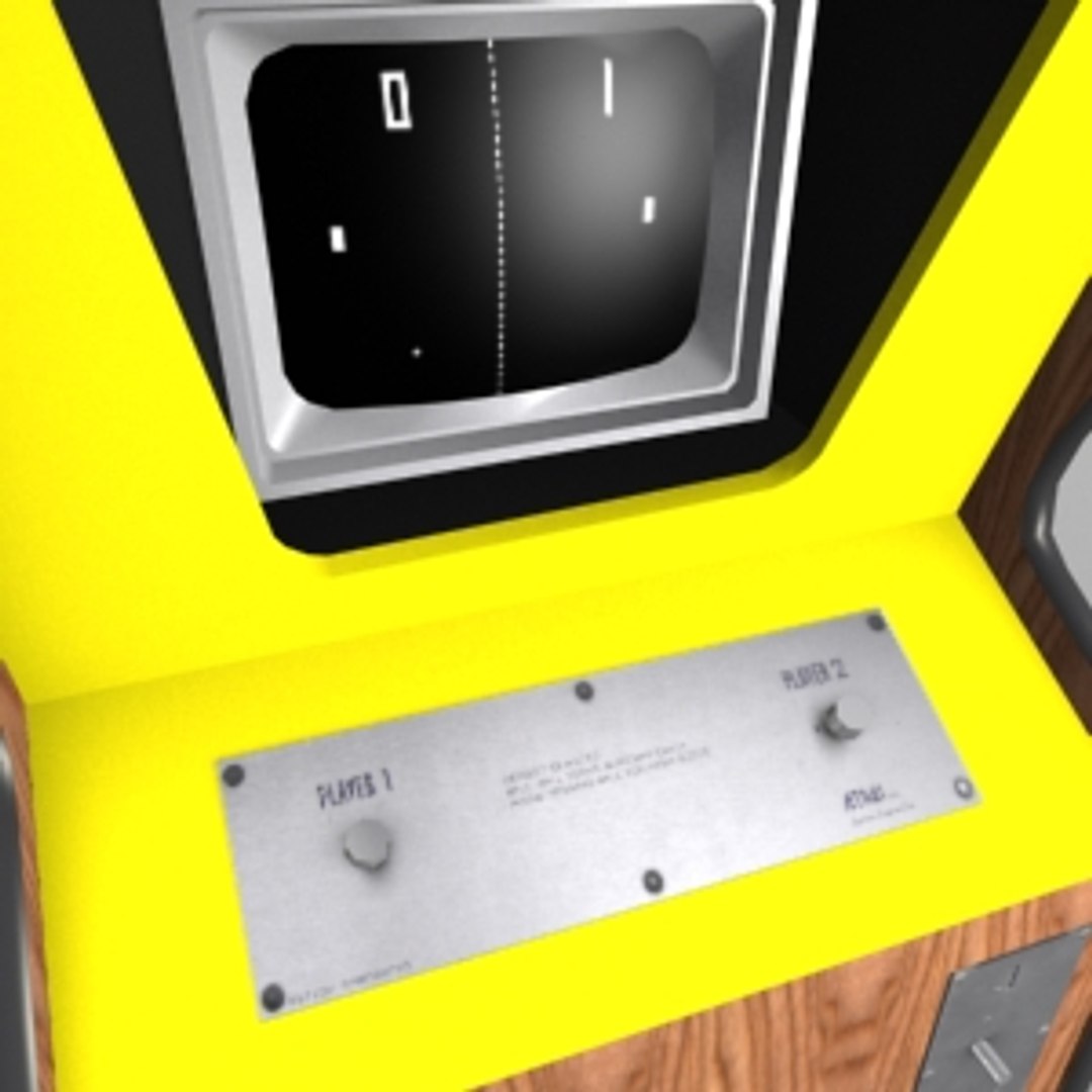 3d Pong Atari Ball Model