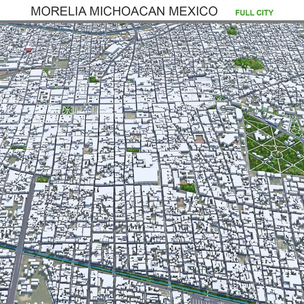modelo 3d Morelia Michoacan Mexico - TurboSquid 2114064