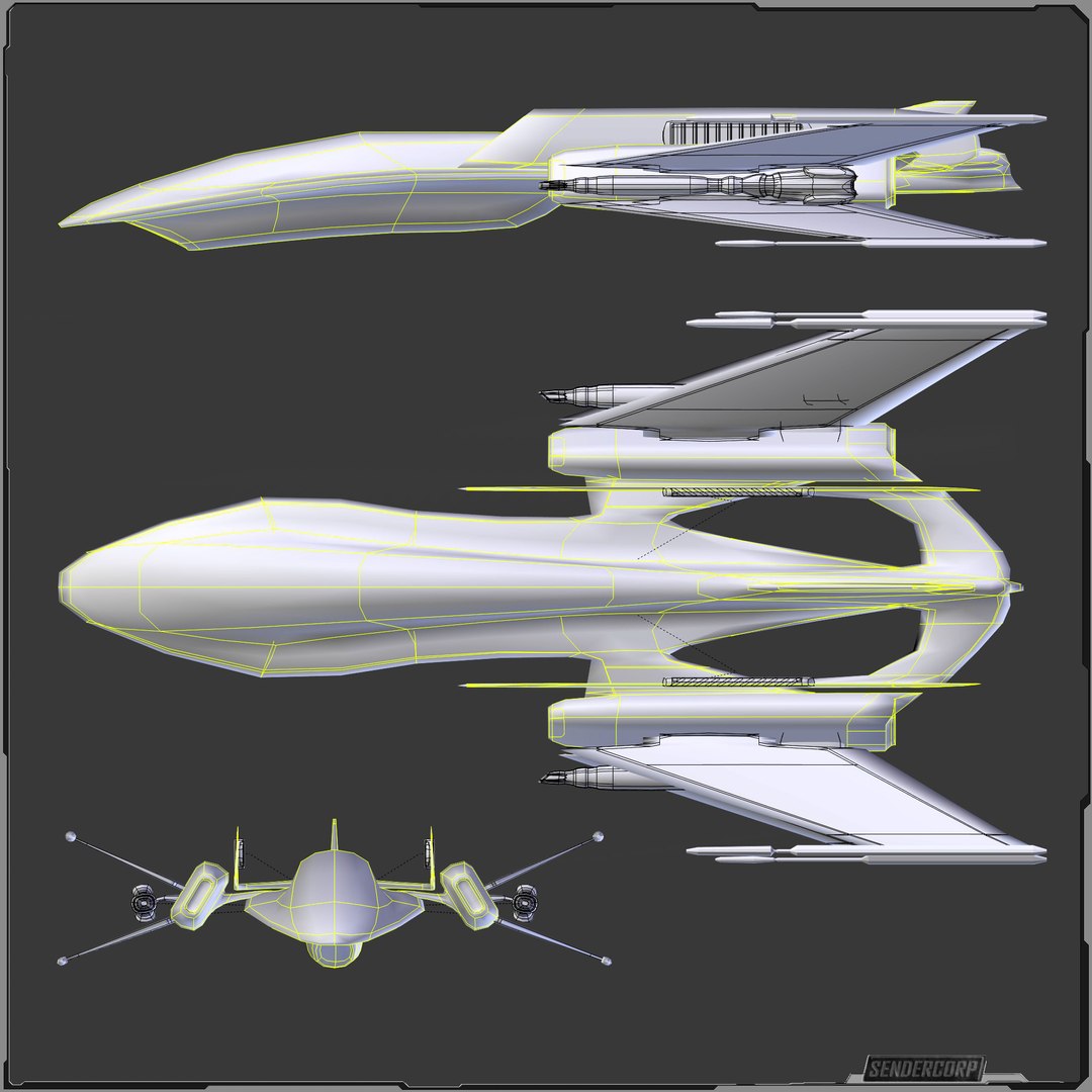 Space Spaceship Blend