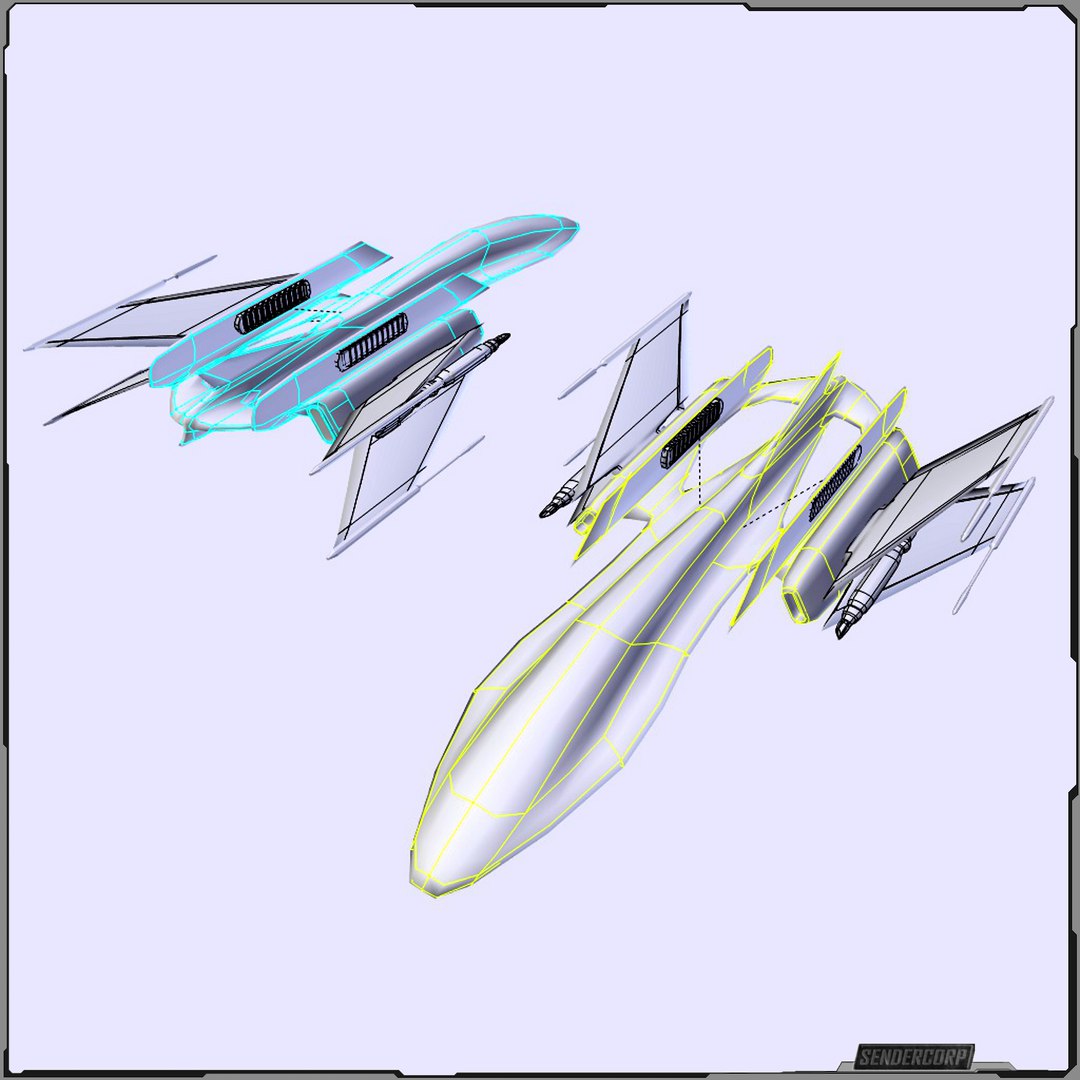 Space Spaceship Blend