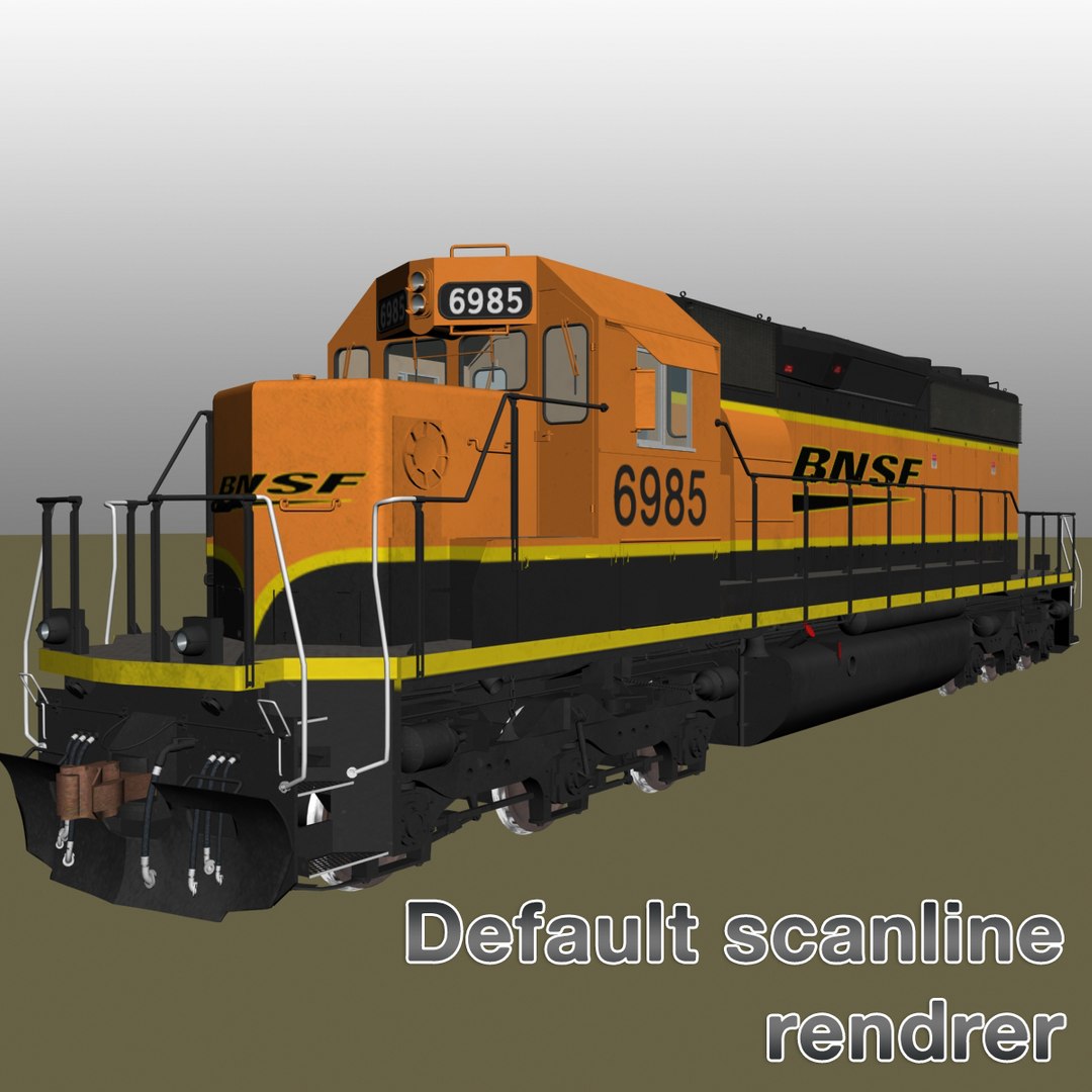 Emd Sd40-2 Engines Bnsf Max